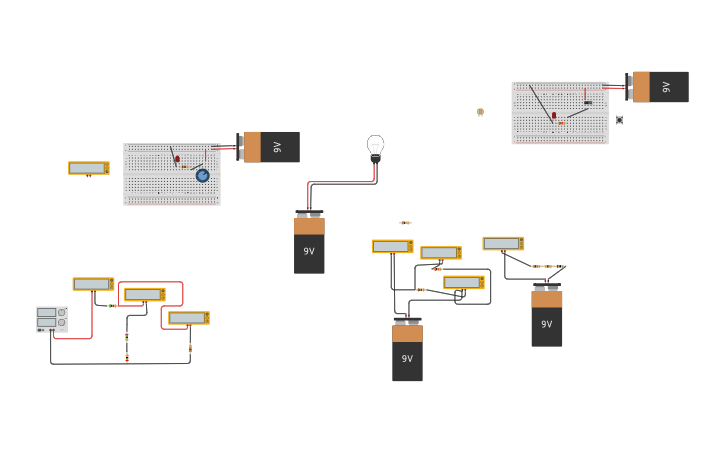 Circuit design ตัวอย่างชีท 1 - Tinkercad