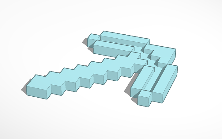 3D design Minecraft-Pickaxe | Tinkercad