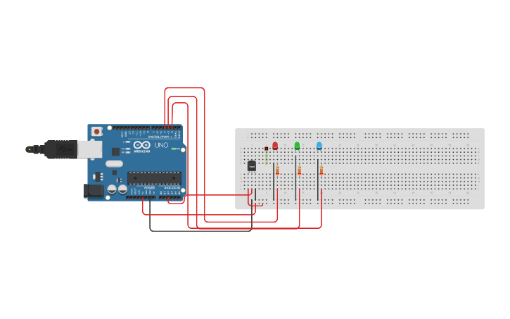 Circuit design Activity 5: Temperature Sensor - Tinkercad