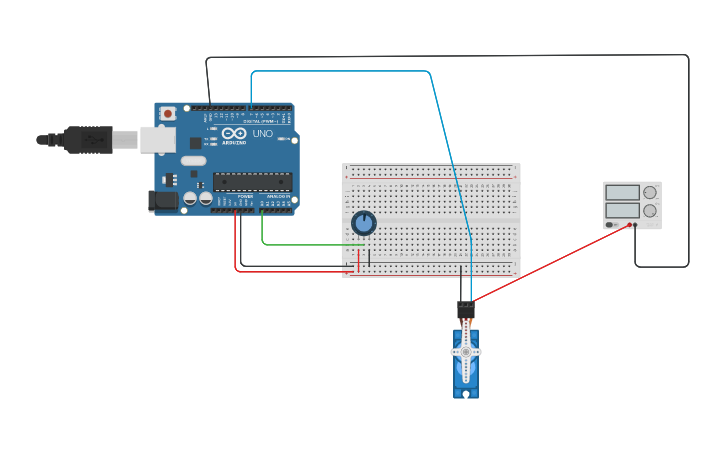 Circuit design Caso practico 3 - semana 2 | Tinkercad