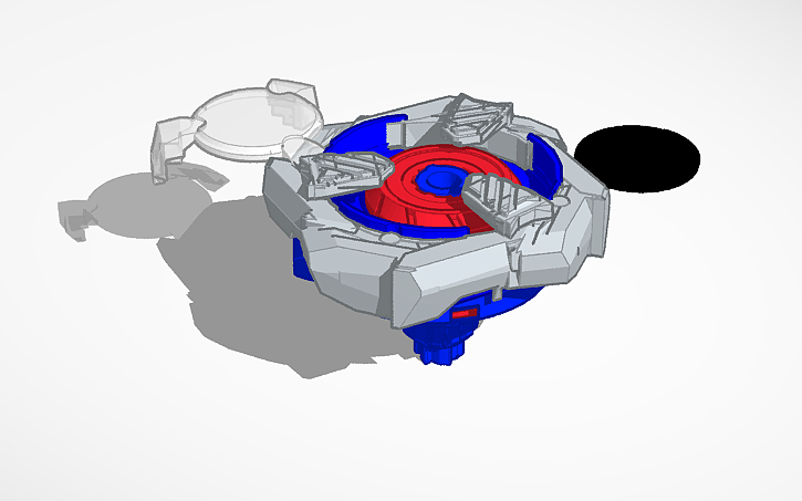 3D design Cobalt Dragoon Beyblade X - Tinkercad