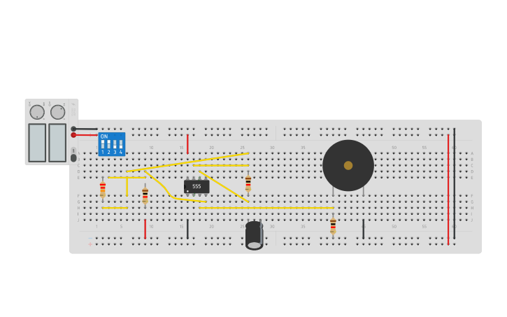 Circuit design Water level Dam Circuit - Tinkercad