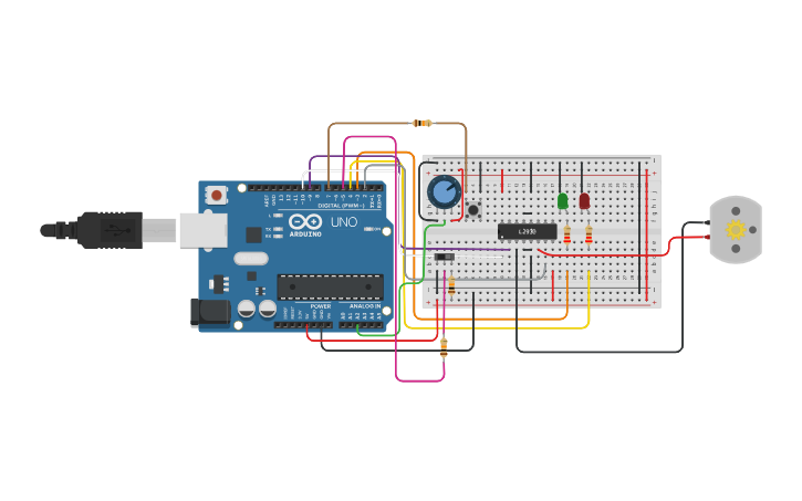 Circuit design tarea 1 - Tinkercad
