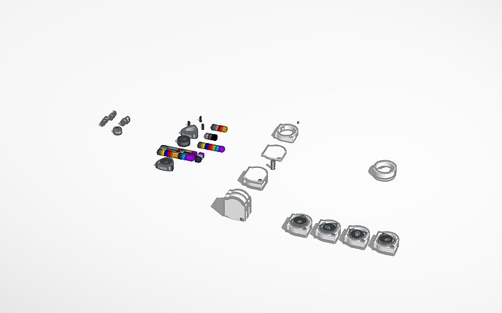 3D design Rotary Parts MKIII (Rotary) - Tinkercad