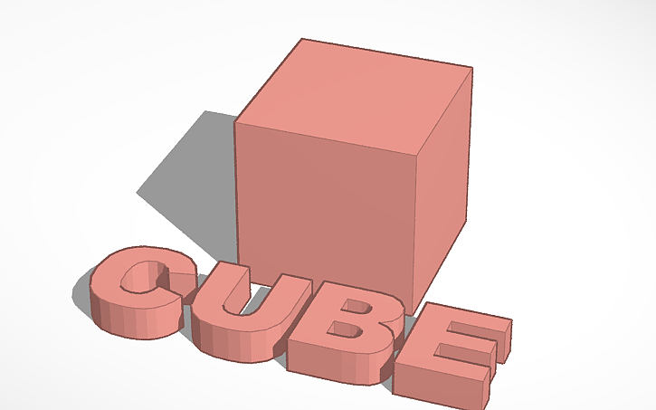 3D design simple cube | Tinkercad