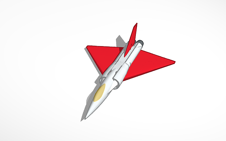 3D design Supersonic RC Jet - Tinkercad