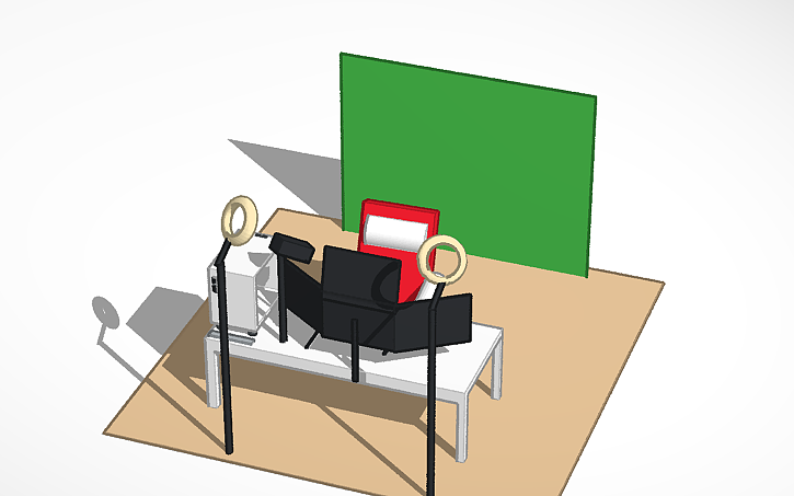 3D design gaming setup | Tinkercad