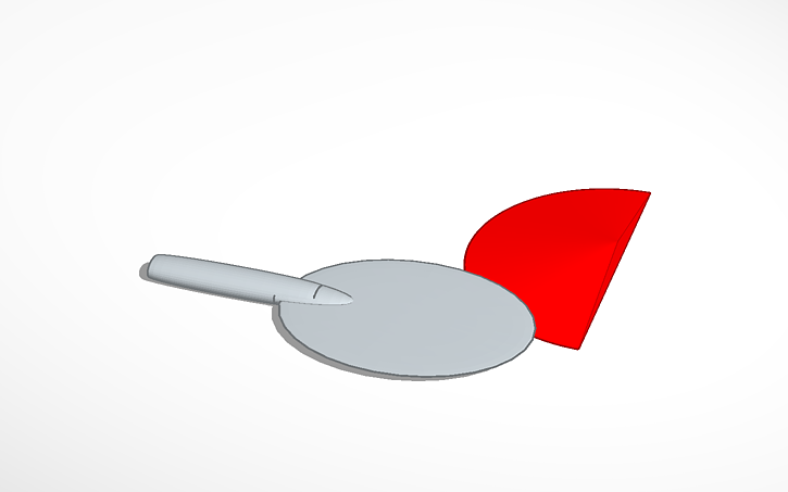 3D design Ping Pong Paddle enterprise project. - Tinkercad