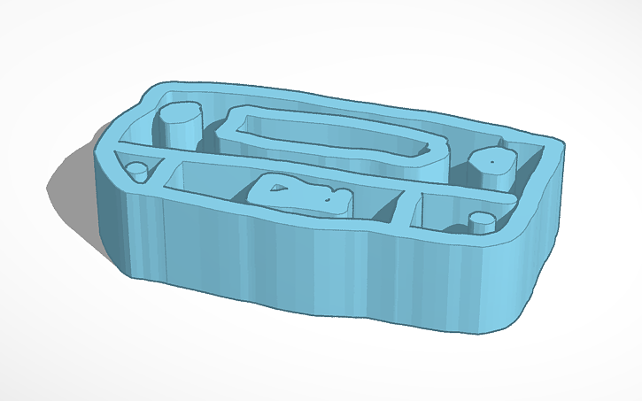 3D design 1968 Mustang Grill - Tinkercad
