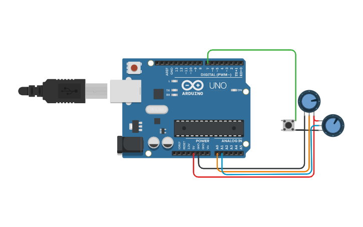 Circuit design Aula 13 - Joystick - Curso de Arduino para Modelismo ...