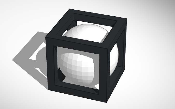 3D design Trapped Sphere | Tinkercad