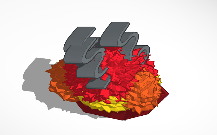 3D design Explosion - Tinkercad