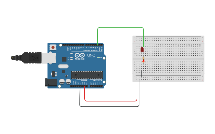 Circuit design Project1_Blinking Led | Tinkercad Circuit design Project1_Blinking Led | Tinkercad