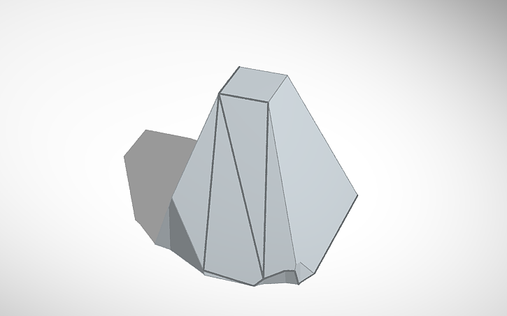 3D design Stone - Tinkercad