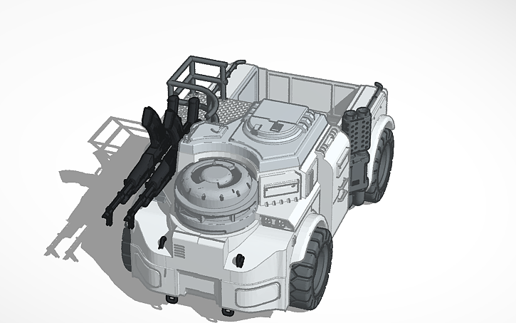 3D design Armour Truck - Tinkercad