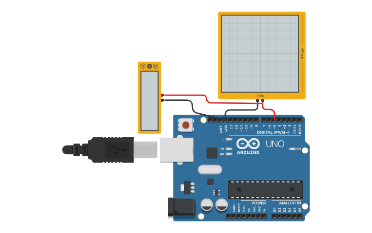 Circuit design 1.Salidas PWM (I) | Tinkercad