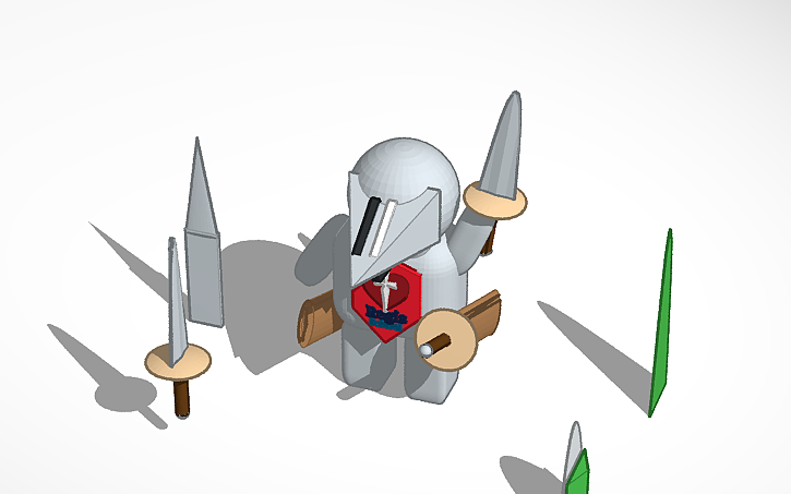 3D design knight - Tinkercad