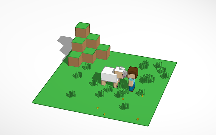 3D design Minecraft - Tinkercad