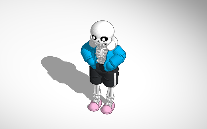 3D design Sans (Little remodel. Original by"sandsundertal") | Tinkercad