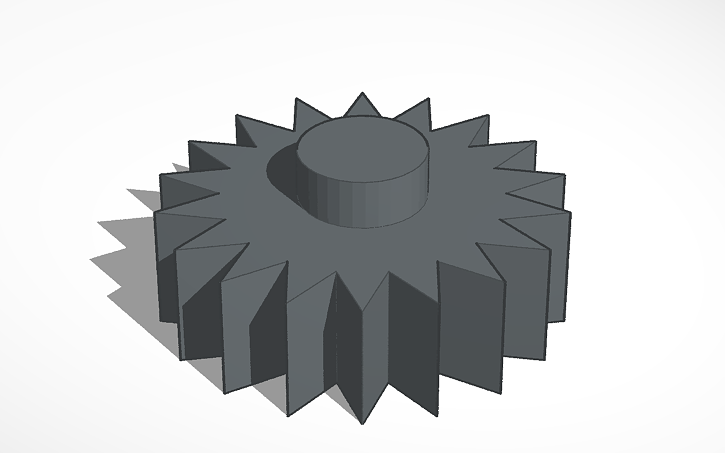 3d Design Gear Cutout Proto Tinkercad 