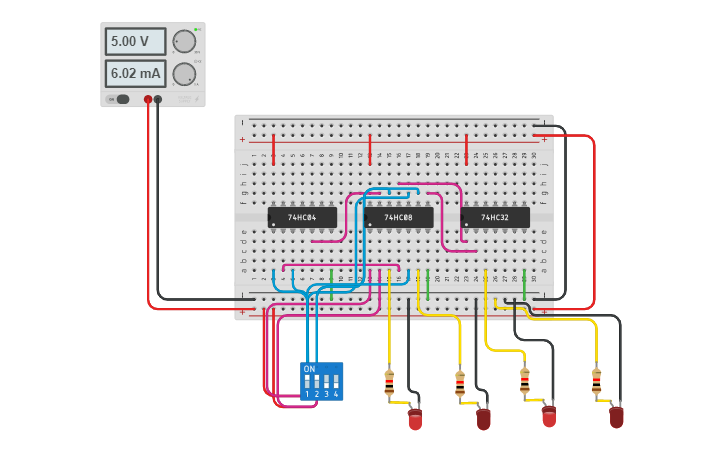 Circuit design PRACTICAL - 07(3) | Tinkercad