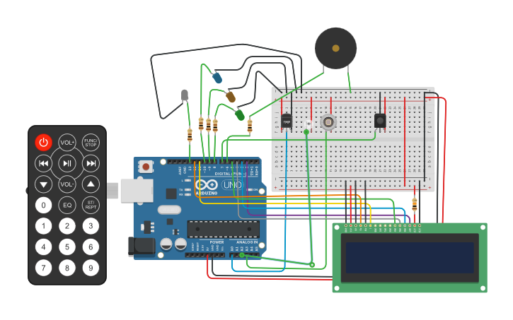 Circuit design Boiler 380V | Tinkercad