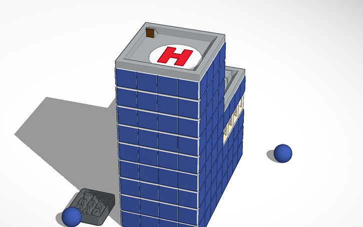 3D design Office Building - Tinkercad