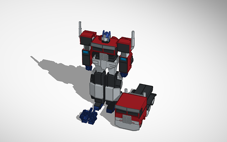 3D design Copy of G1 OPTIMUS PRIME MODEL 12/23/23 - Tinkercad