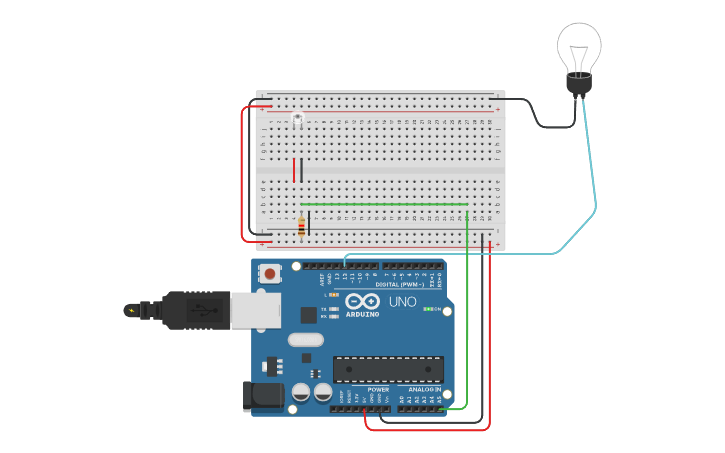 Circuit design PRACTICA 2, desafio - Tinkercad