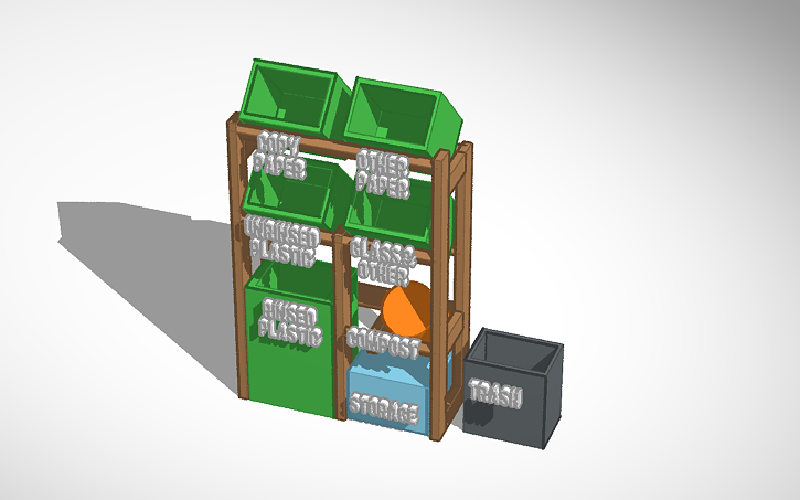 3D design MakeICT Recycle Project | Tinkercad