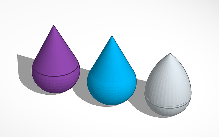 3D design TearDrop - Tinkercad