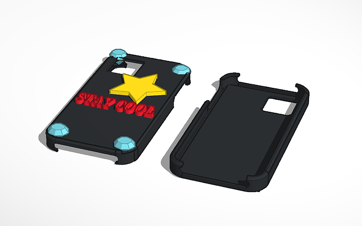 3D design PHONE CASE - Tinkercad