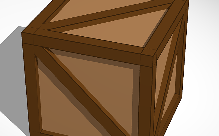 3D design Crate | Tinkercad