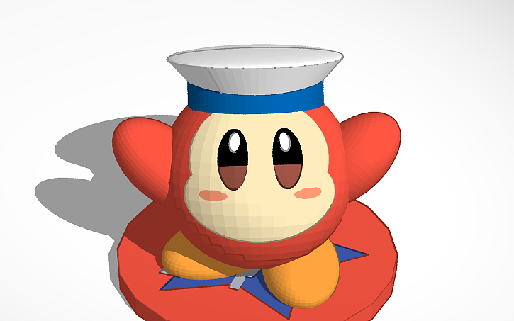 3D design Sailor Waddle dee - Tinkercad
