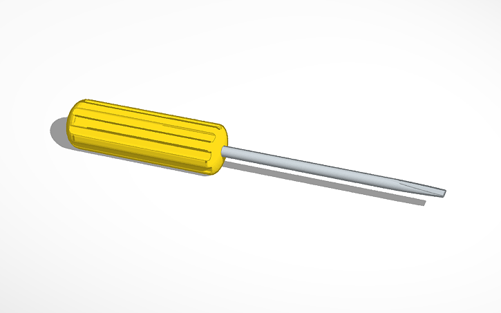 3D design Screwdriver | Tinkercad