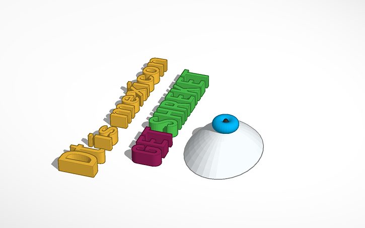 3D design donald trump | Tinkercad