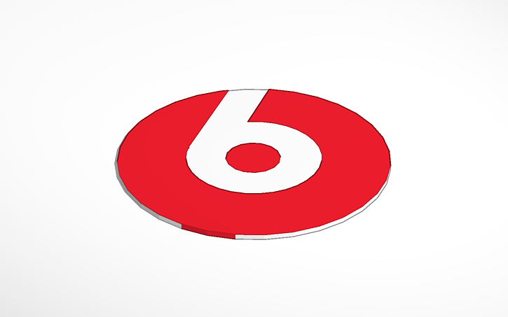3D design Beats Logo - Tinkercad