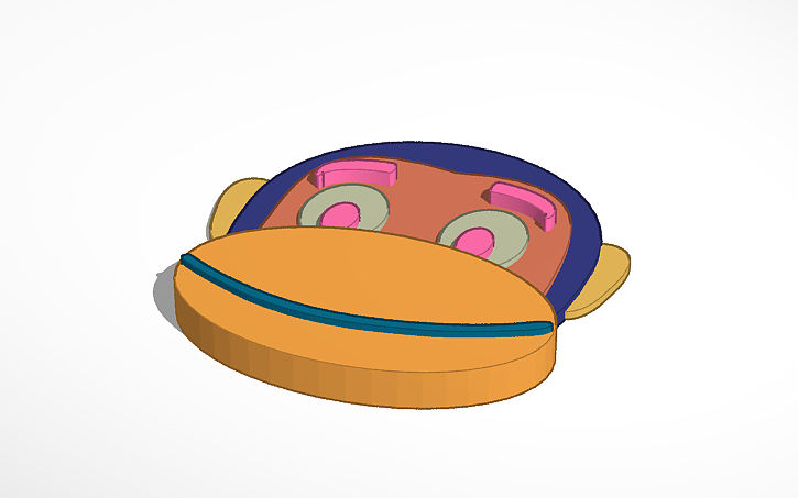 3D design Monkey for AIUnplugged | Tinkercad