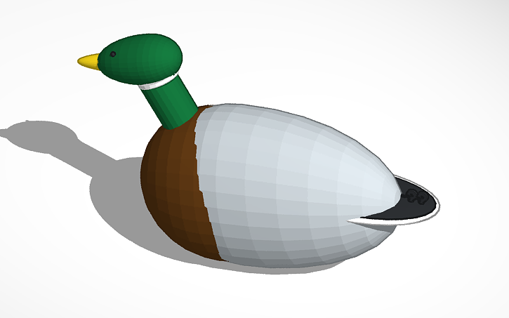3D design Duck - Tinkercad