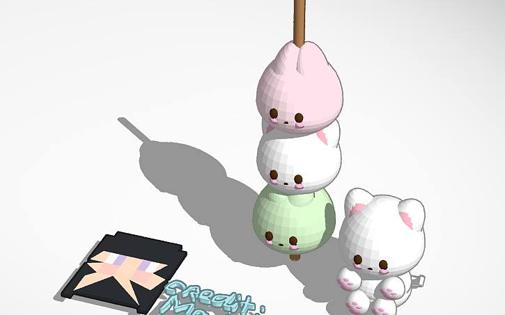 3D design cute idea ^U^ - Tinkercad