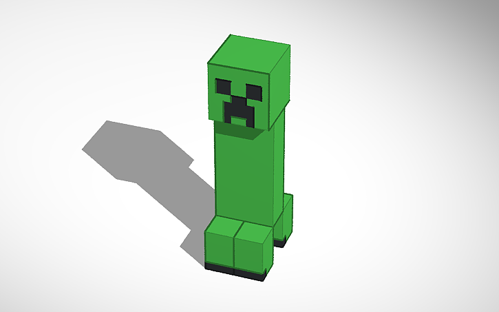 3D design MC Creeper - Tinkercad