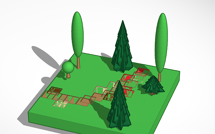 3D design park walk - Tinkercad