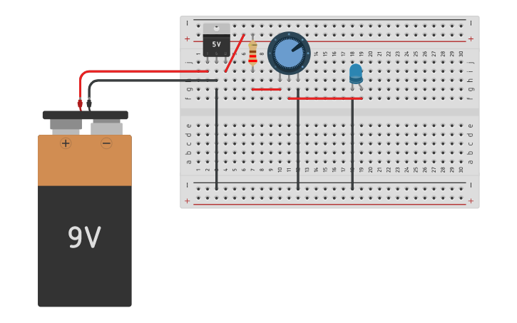 Circuit design Controlling The Brightness of LED - Tinkercad Circuit design Controlling The Brightness of LED - Tinkercad