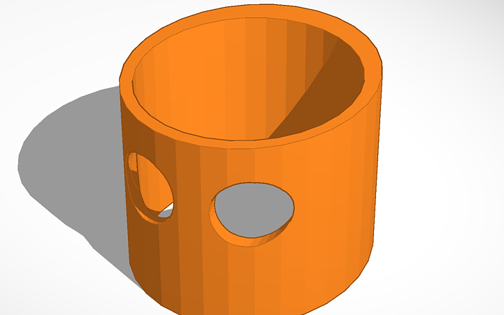 3D design pencil holder | Tinkercad