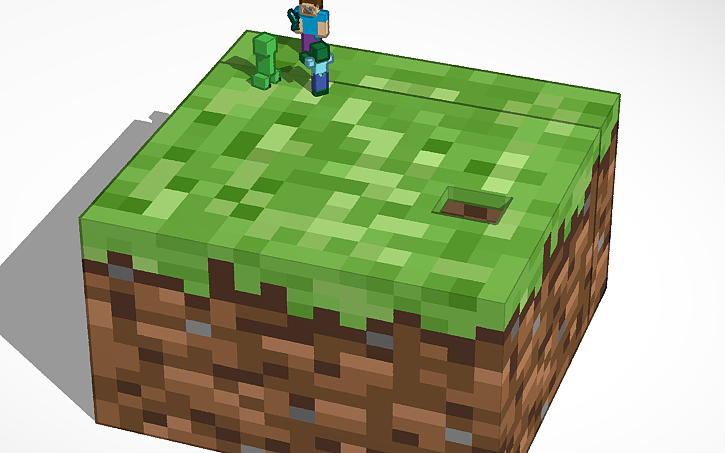 3D design minecraft world | Tinkercad