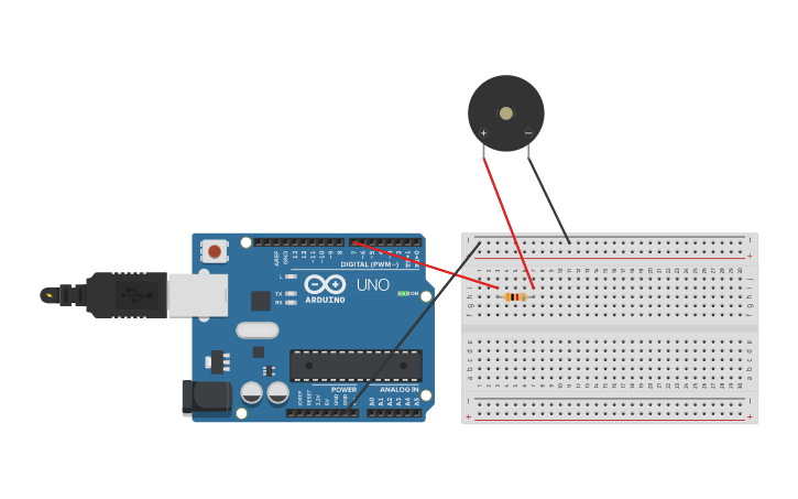 Circuit design Music Player | Tinkercad