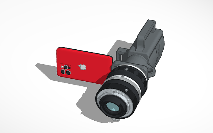 3D design extended apple video camera | Tinkercad