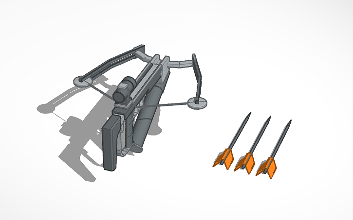 3D design Crossbow (Fortnite) | Tinkercad