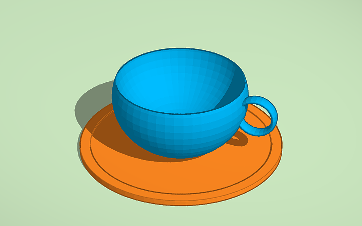 3D design COFFEE cup - Tinkercad