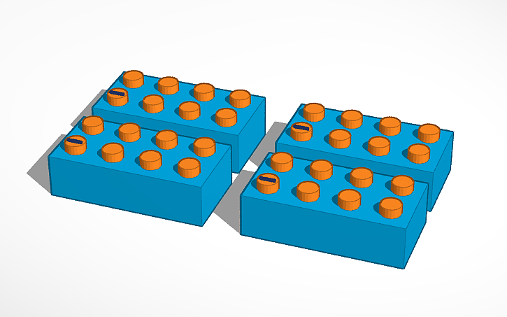 3D design lego brick - Tinkercad